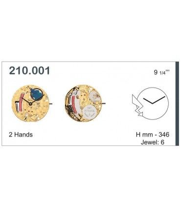 Maquina de relogio Ref ETA210001
